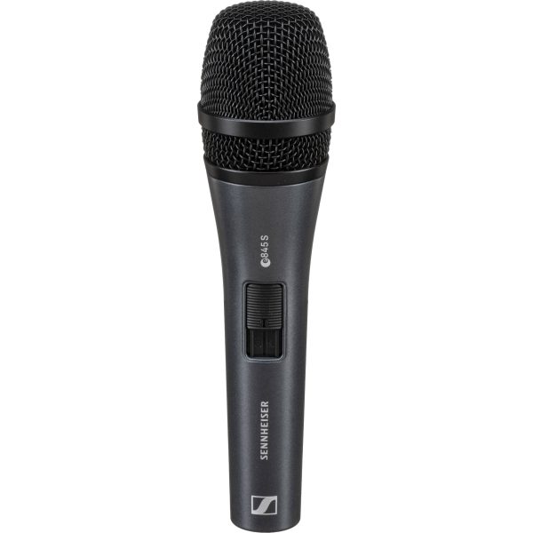 Sennheiser E845-S Dynamic Super Cardioid Microphone | Station Vibration