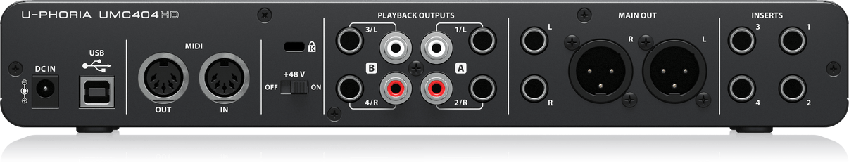 Behringer U-Phoria UMC404HD – Station Vibration