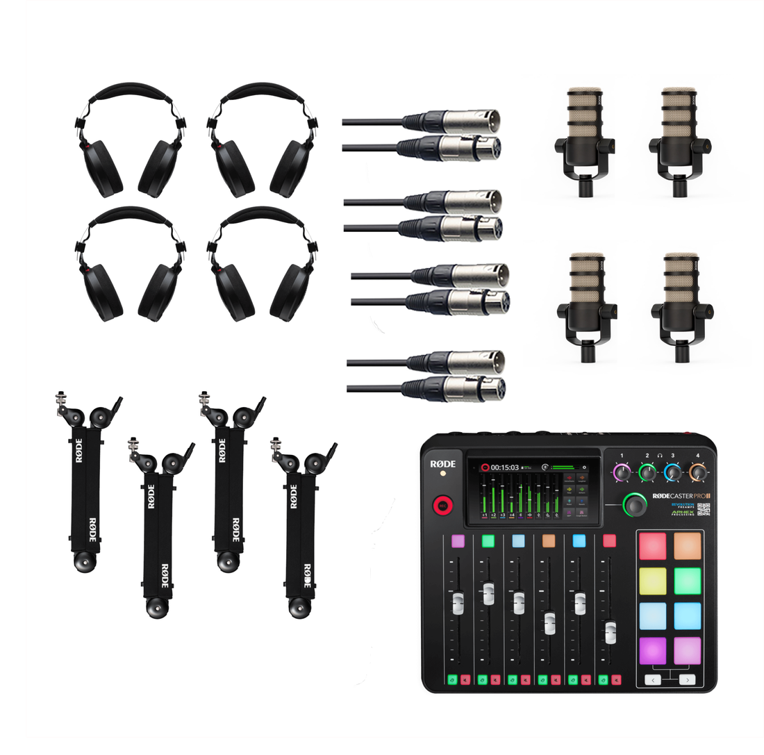 Rode Ultimate Podcast Kit (Black) – Station Vibration