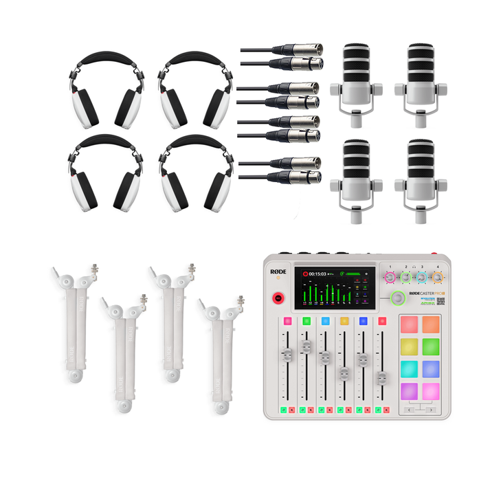Rode Ultimate Podcast Kit (White) – Station Vibration