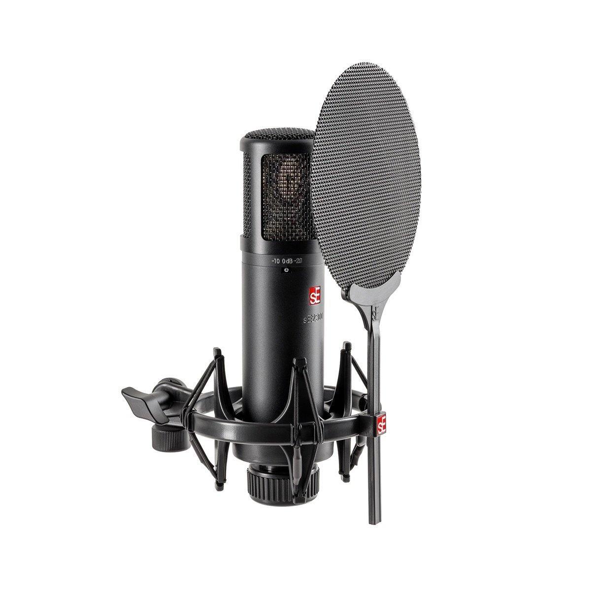 SE ELECTRONICS SE2300 WITH SHOCK MOUNT AND POP FILTER – Station Vibration