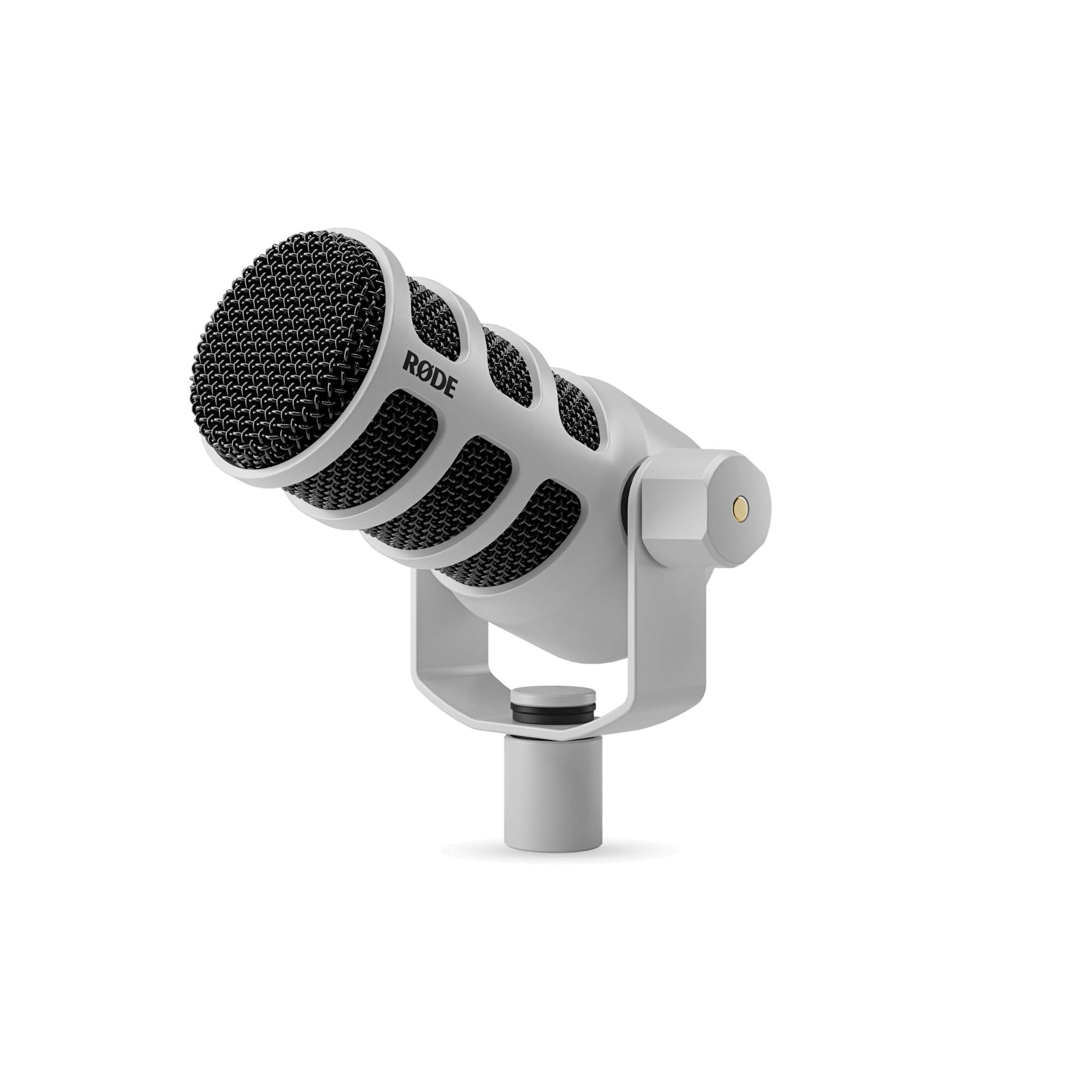 Rode PodMic Dynamic Podcasting Microphone (White) | Station Vibration