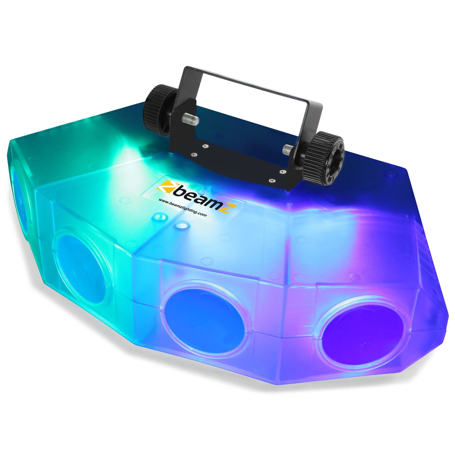 Beamz MINI 4 HEAD MOON CLEAR LED 132x RGBA LEDs | Station Vibration