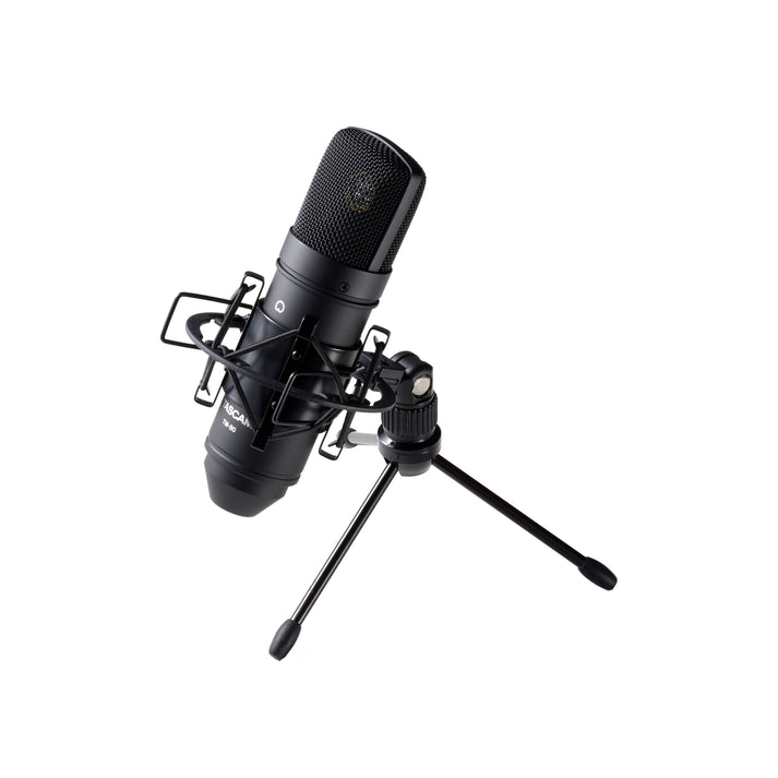 Tascam TM-80 Large diaphram condenser microphone with Accessories (Bla ...