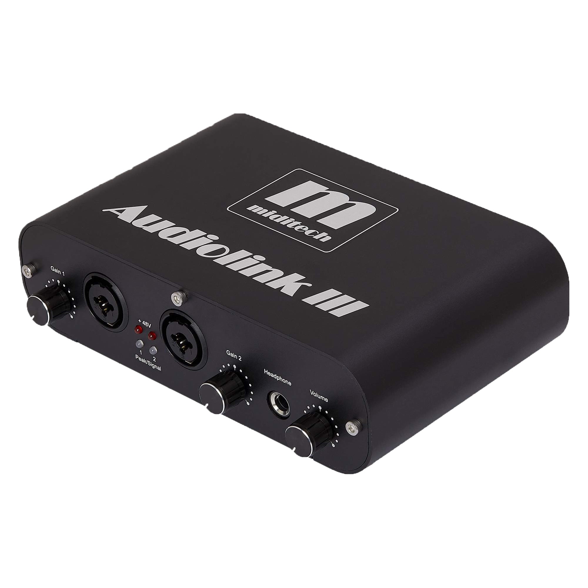 Miditech Audiolink III - 2-Channel USB Audio Interface (Black ...