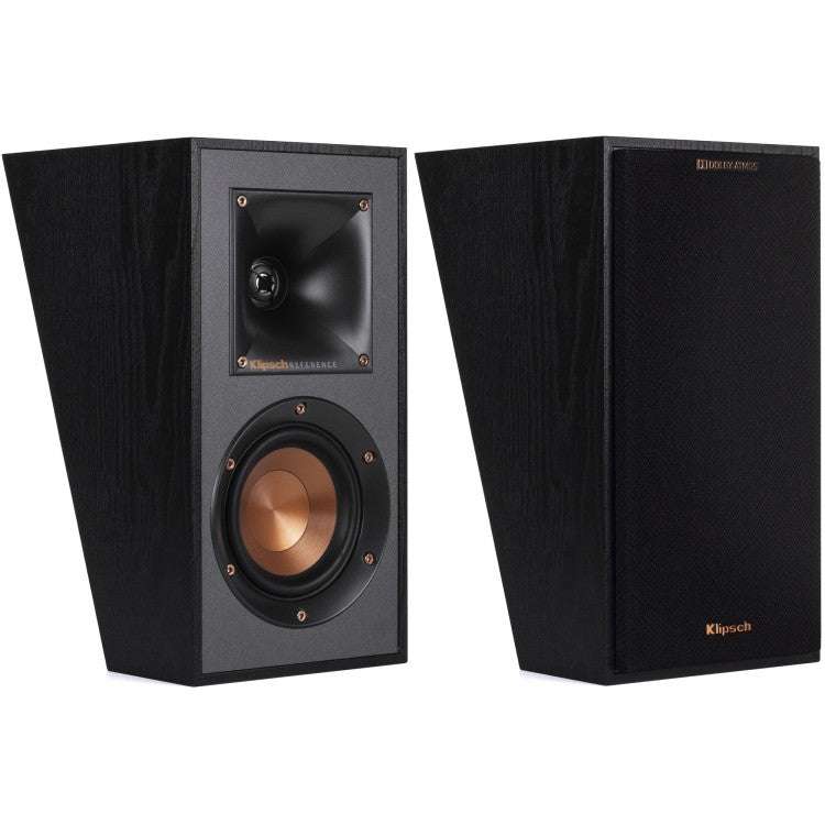 Klipsch Rear/Atmos R-41SA Bookshelf Speaker (Black) | Station Vibration