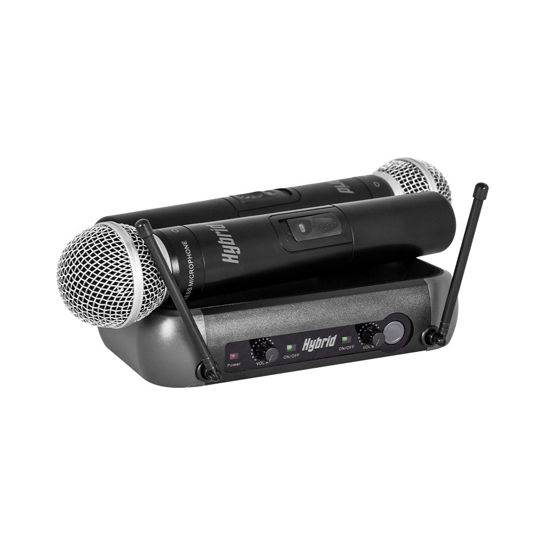Hybrid Mini DF H/H - Dual UHF Cordless Hand Microphone System | Station ...
